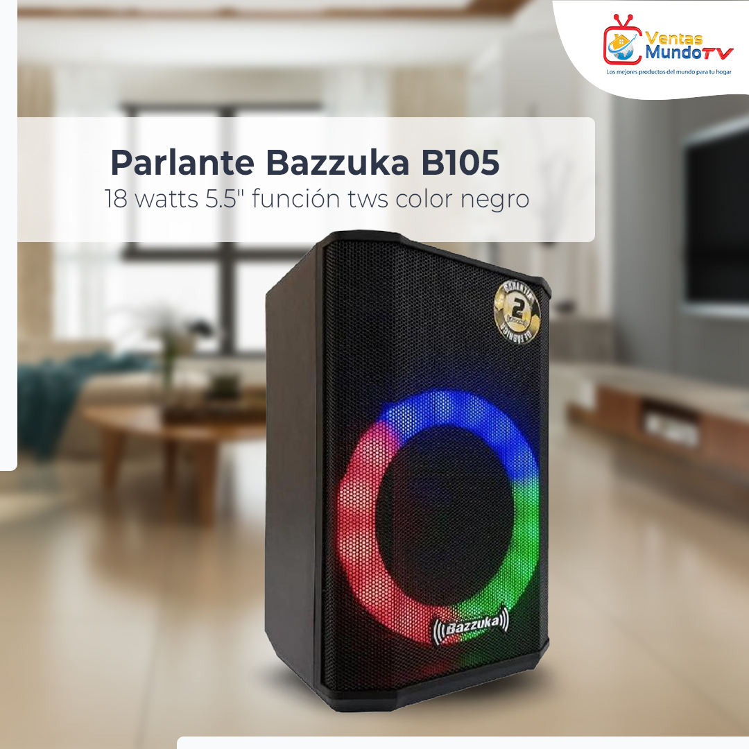 Parlante Bazzuka B105 - Ventas Mundo TV